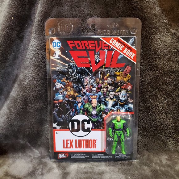 DC Comics | Toys | Forever Evil Lex Luthor Mini Figure With Dc Comic ...